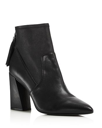 Kenneth Cole Gracelyn Leather High-Heel Booties | Bloomingdale's