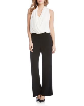 Karen Kane Color-Block Jumpsuit | Bloomingdale's
