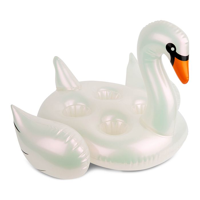 Sunnylife Pearl Swan Inflatable Drink Holder | Bloomingdale's