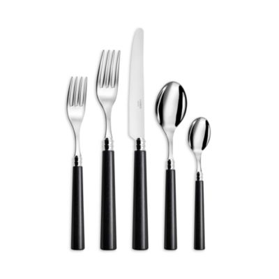 Click here for Capdeco Marat Black 5-Piece Place Setting prices