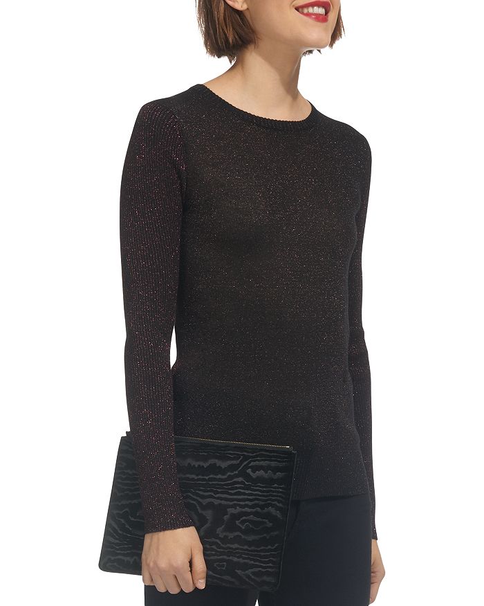 Whistles Sparkle Knit Color-Block Sweater | Bloomingdale's