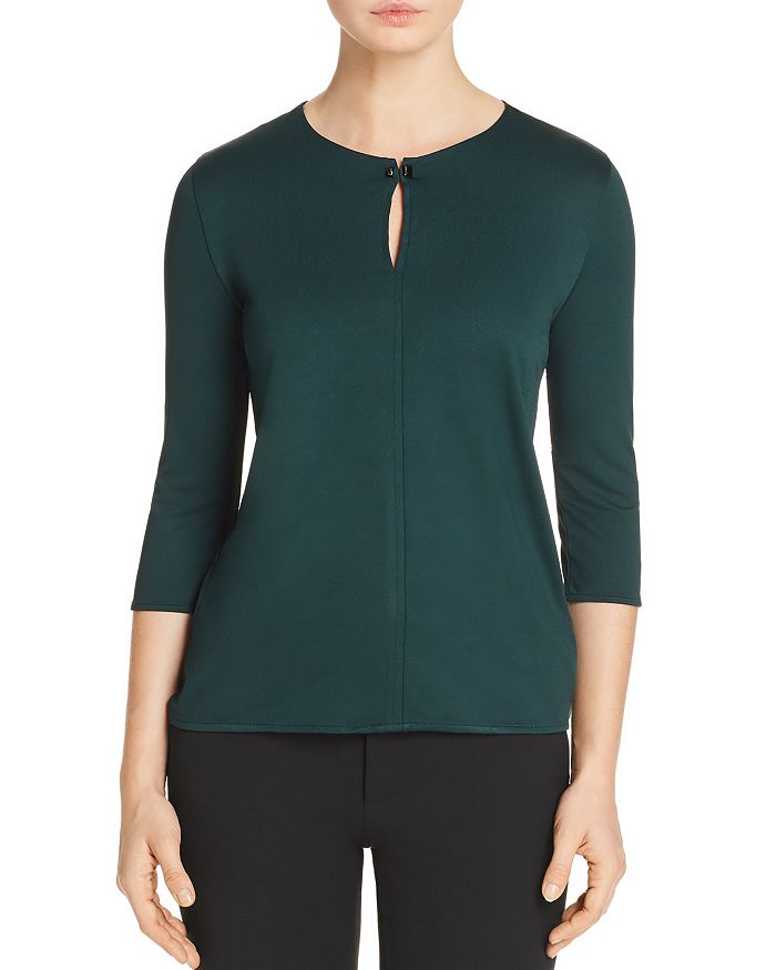 BOSS Elenka Keyhole Top | Bloomingdale's