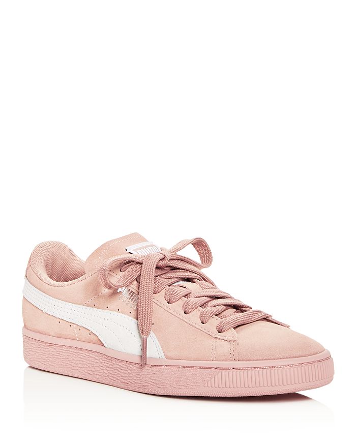 PUMA Women's Classic Suede Lace Up Sneakers | Bloomingdale's