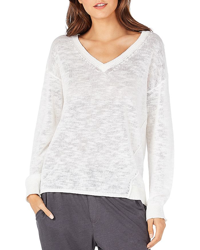 Michael Stars Lightweight Keyhole-Back Sweater | Bloomingdale's