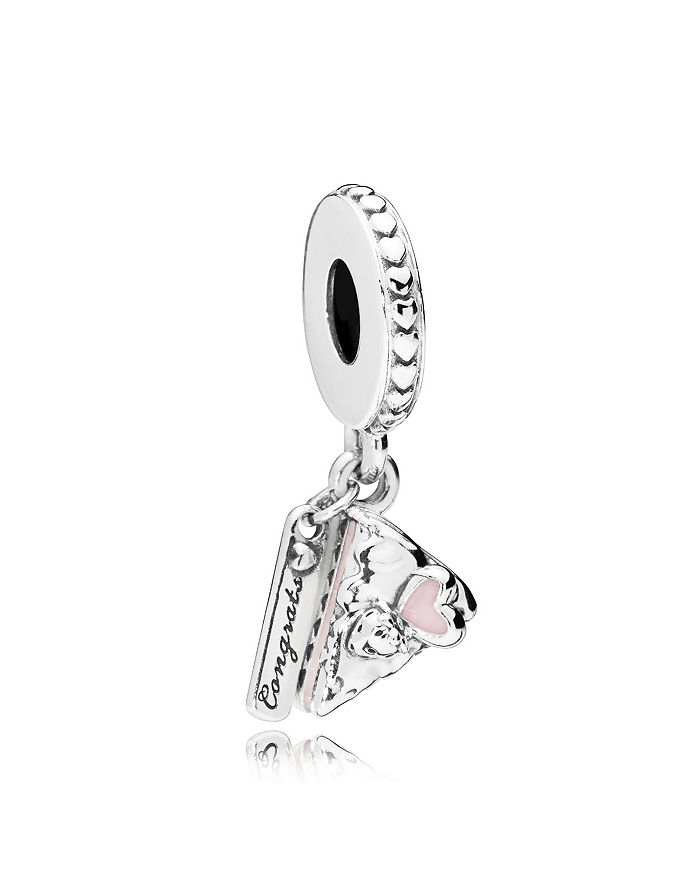Pandora Sterling Silver & Enamel Celebration Cake Drop Charm ...