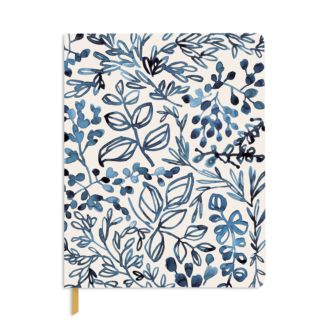 Fringe Studio Watercolor Indigo Leaf Journal | Bloomingdale's