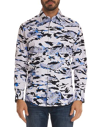 Robert Graham Scales Pattern Regular Fit Button-Down Shirt | Bloomingdale's