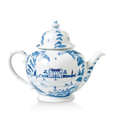 Click here for Juliska Country Estate Delft Blue Teapot Main Hous... prices
