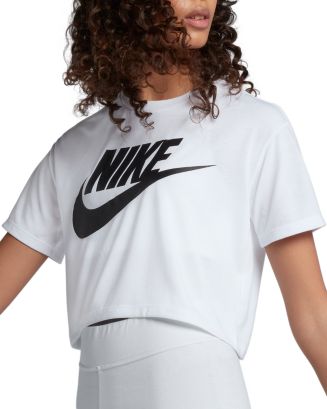 Nike Essential Logo Cropped Tee | Bloomingdale's