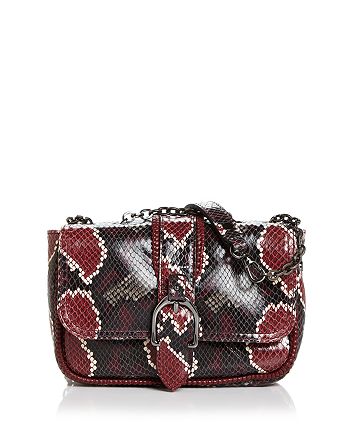Longchamp Amazone Mini Convertible Python-Embossed Leather Shoulder Bag | Bloomingdale's