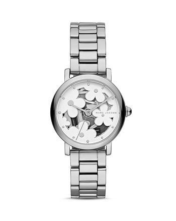 MARC JACOBS Classic Stainless Steel Skeleton Watch, 28mm | Bloomingdale's