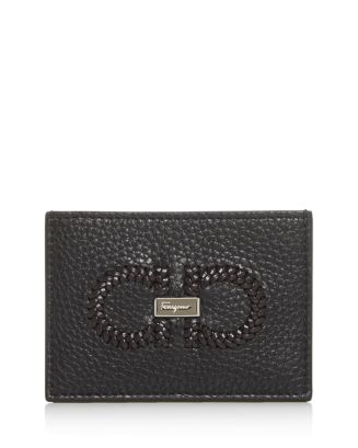 Salvatore Ferragamo Firenze Leather Card Case | Bloomingdale's