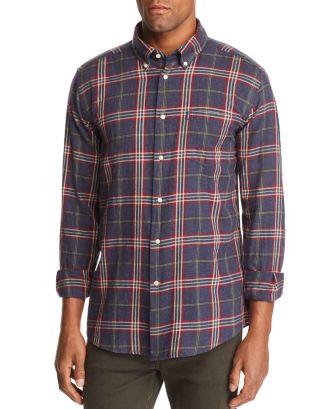 Barbour Stapleton Highland Check Tailored Fit Button-Down Shirt ...