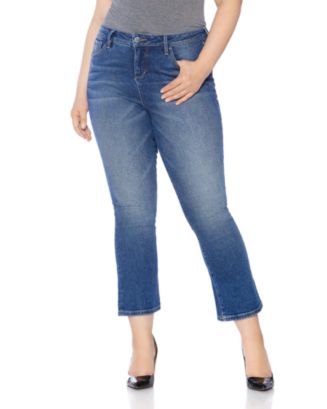 SLINK Jeans Plus Flared Jeans in Nikka | Bloomingdale's