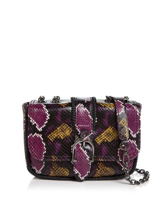 Longchamp Amazone Mini Multicolor Python Crossbody | Bloomingdale's