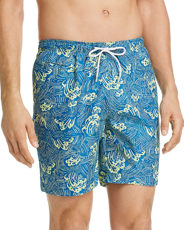 Trunks Surf & Swim Co. Abstract Wave Swim Trunks | Bloomingdale's