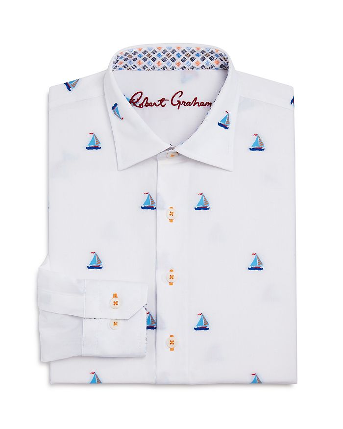 Robert Graham Boys' Sail Away Dress Shirt - Big Kid | Bloomingdale's