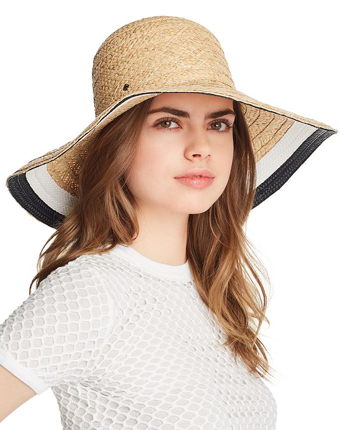 kate spade new york Color-Block Detail Sun Hat | Bloomingdale's