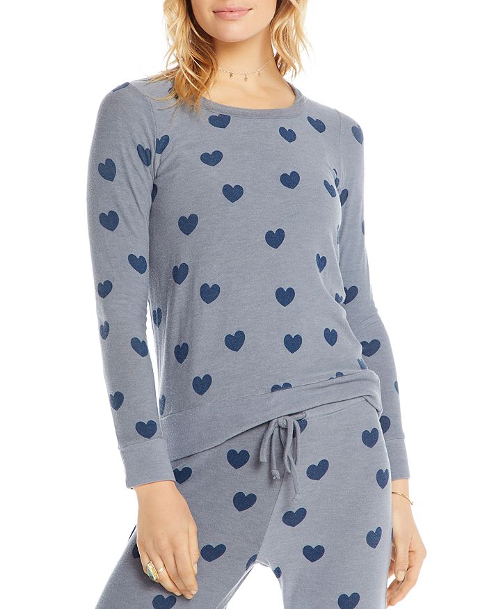 CHASER Heart Print Tee | Bloomingdale's