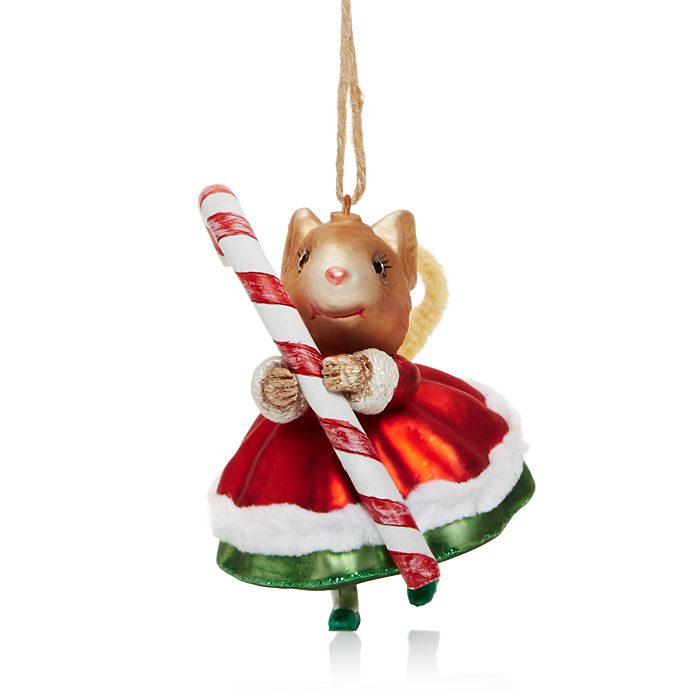 Bloomingdale's Glass Mouse Girl Ornament - 100% Exclusive | Bloomingdale's
