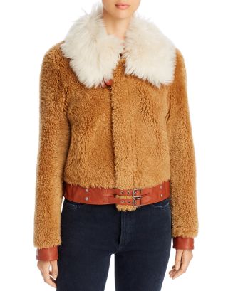 COACH Shearling Aviator Jacket | Bloomingdale's