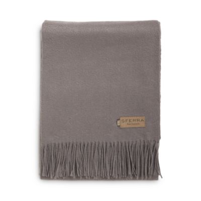 Gray SFERRA Blankets & Throws - Bloomingdale's