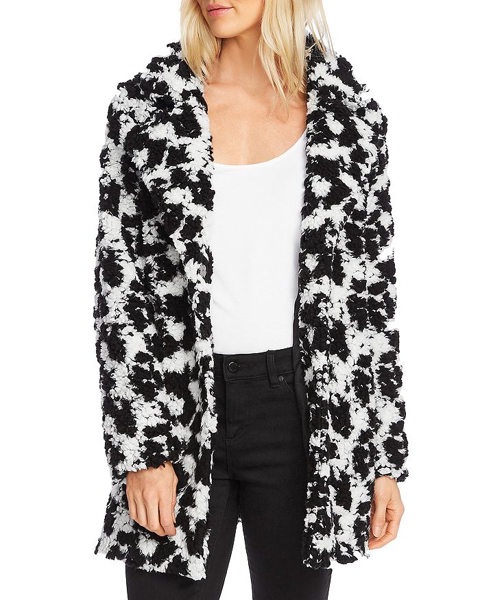 VINCE CAMUTO Two-Tone Faux Fur Jacket | Bloomingdale's