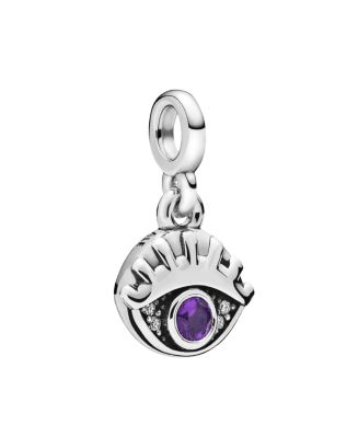 Pandora Sterling Silver & Cubic Zirconia My Eye Dangle Charm ...