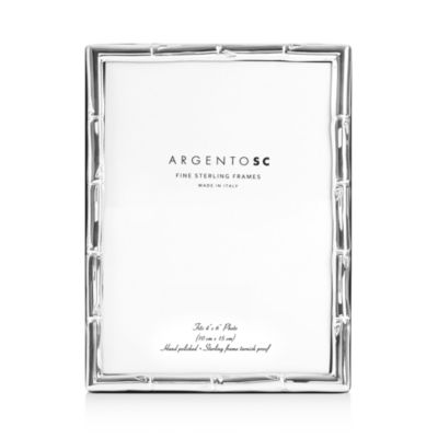Click here for Argento Sc Bamboo Sterling Silver Frame  4 x 6 prices