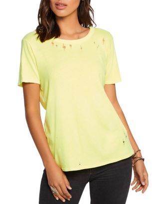 CHASER Distressed Short-Sleeve T-Shirt | Bloomingdale's