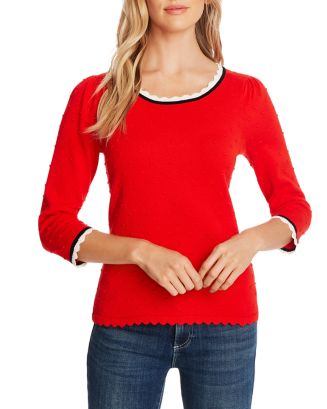 CeCe Pompom Pullover Sweater | Bloomingdale's