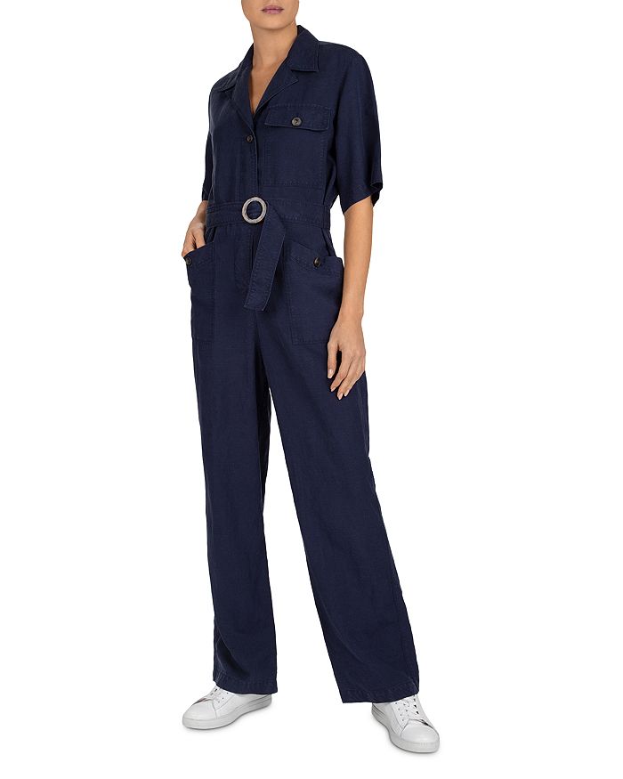 Gerard Darel Maella Belted Jumpsuit | Bloomingdale's
