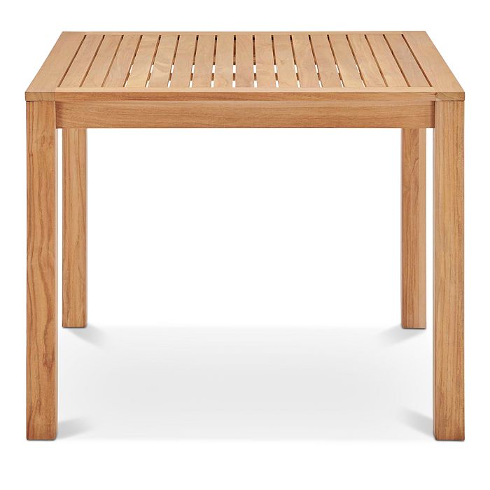 Modway Farmstay 36" Square Outdoor Patio Teak Wood Dining Table ...