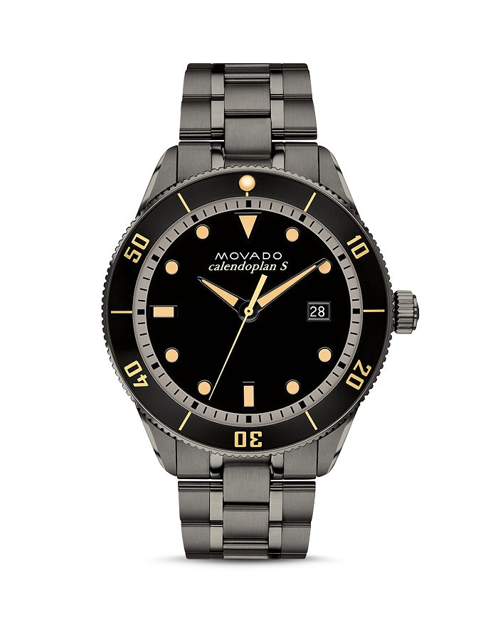 Movado Heritage Series Calendoplan Watch, 43mm | Bloomingdale's