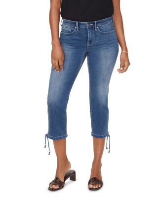 NYDJ Drawstring Hem Capri Jeans in Cruz | Bloomingdale's