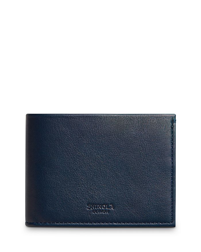 Shinola Slim Bi-Fold Leather Wallet | Bloomingdale's