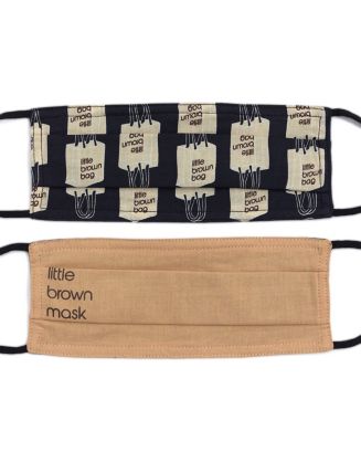 Echo Little Brown Bag & Little Brown Mask Face Masks, Set of 2 ...