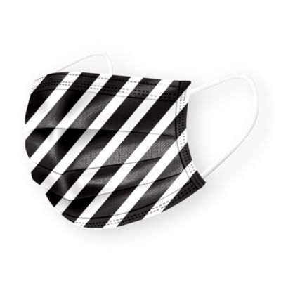 Medipop Disposable Stripe Print Face Masks, Set of 5 | Bloomingdale's