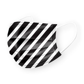 Medipop Disposable Stripe Print Face Masks, Set of 5 | Bloomingdale's