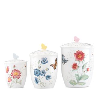 Lenox Butterfly Meadow 3 Piece Canister Set | Bloomingdale's