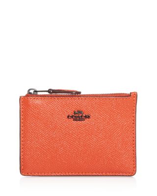 COACH Mini Skinny Leather ID Case | Bloomingdale's