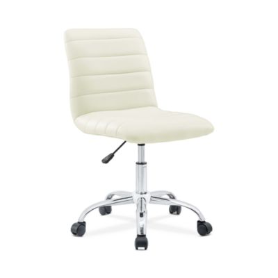 Click here for Modway Ripple Armless Mid Back Vinyl Office Chair prices