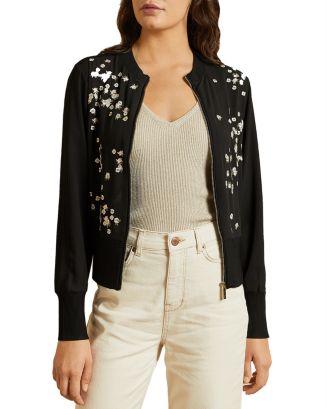 Ted Baker Elderflower Embroidered Cardigan | Bloomingdale's