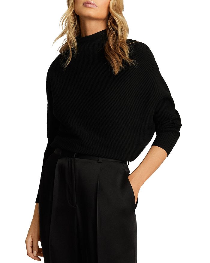 REISS Tyler Mock Neck Sweater | Bloomingdale's