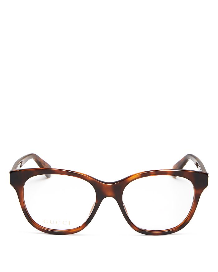 Gucci Square Clear Glasses, 51mm | Bloomingdale's