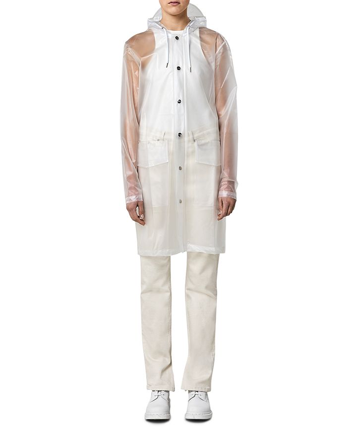 Rains Unisex Transparent Hooded Raincoat | Bloomingdale's