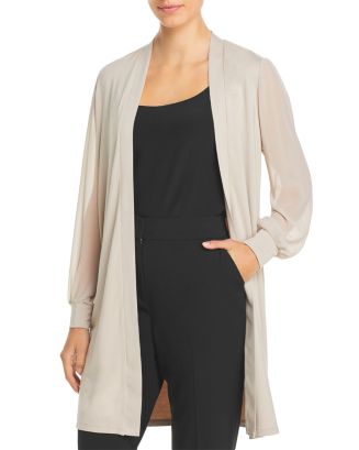 T Tahari Open Front Duster Cardigan | Bloomingdale's Women