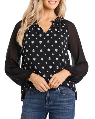 CeCe Embroidered Blouse | Bloomingdale's