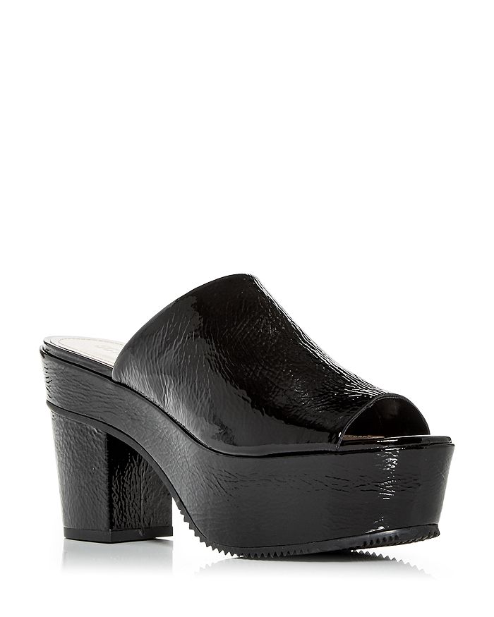 SCHUTZ Women's Coryna High Block Heel Platform Slide Sandals ...