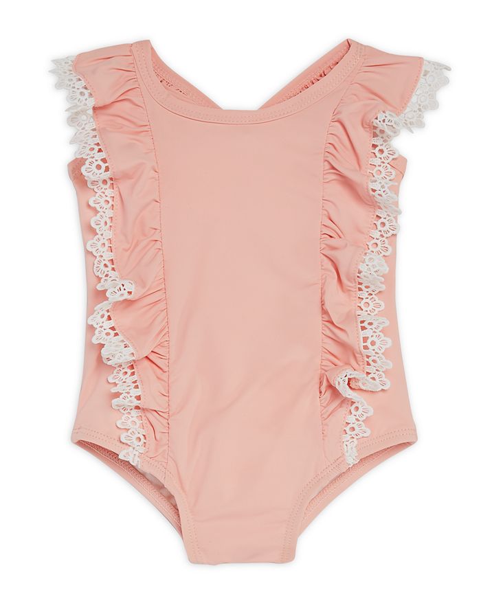 Miniclasix Girls' Ruffled One-Piece Swimsuit - Baby | Bloomingdale's